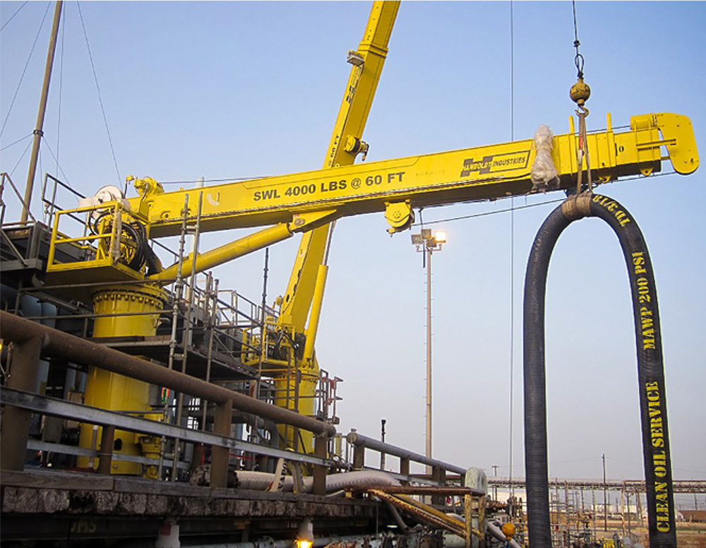 Hose Handling Crane - Hawboldt Industries