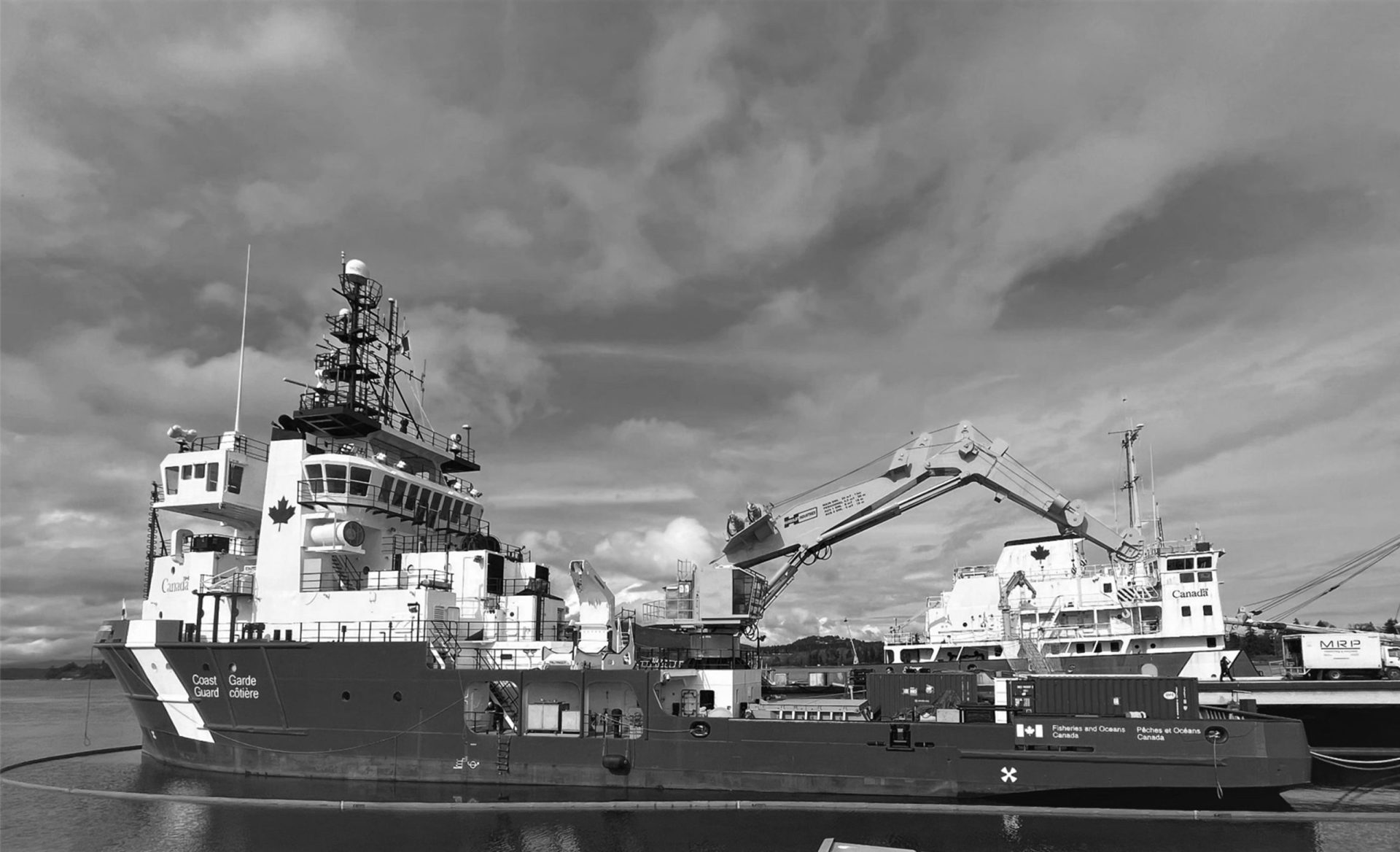Crane and Deck Equipment for Canadian Coast Guard - Hawboldt Industries